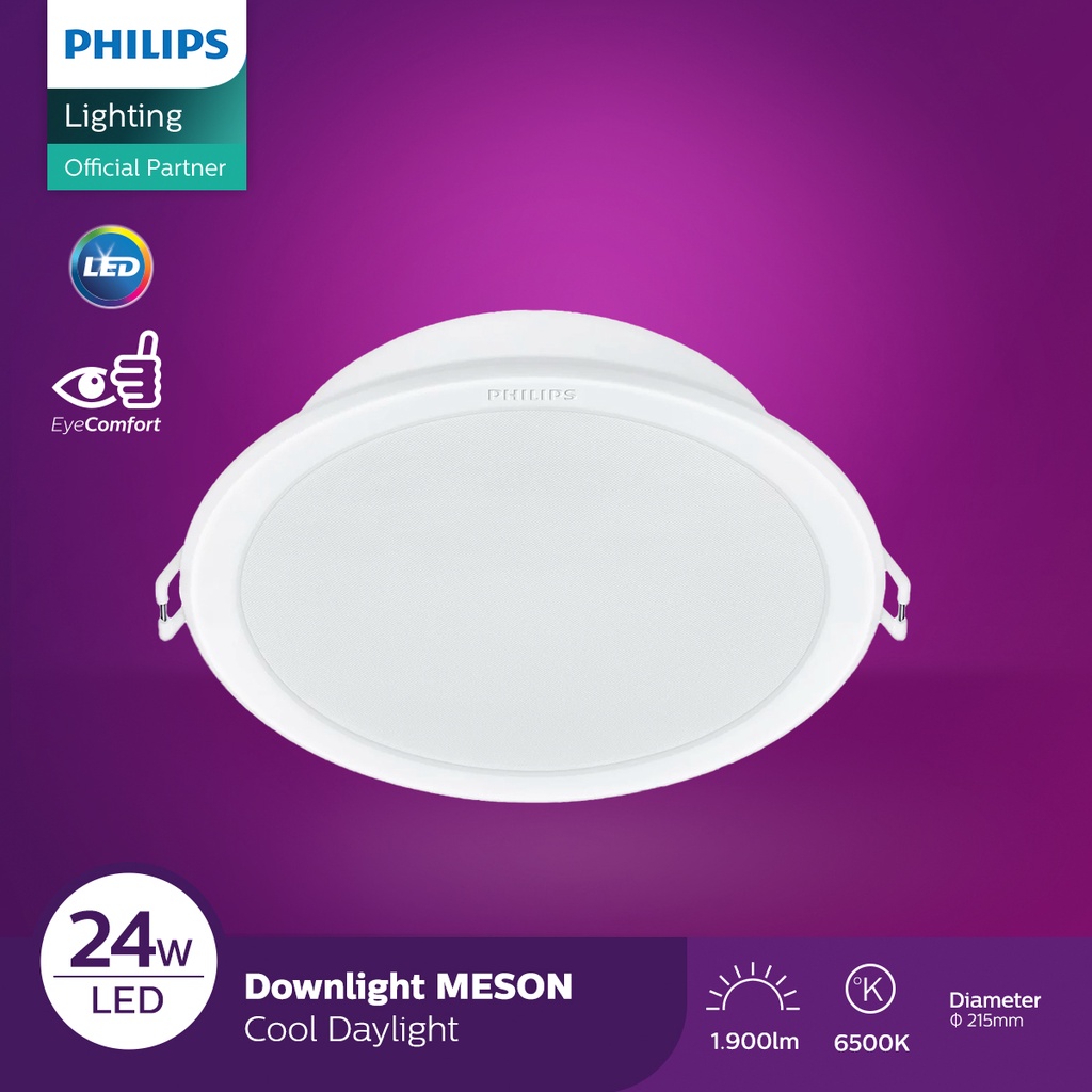 Jual Philips Lampu Downlight 59471 Meson D200 24W 65K G5 Cahaya Putih ...