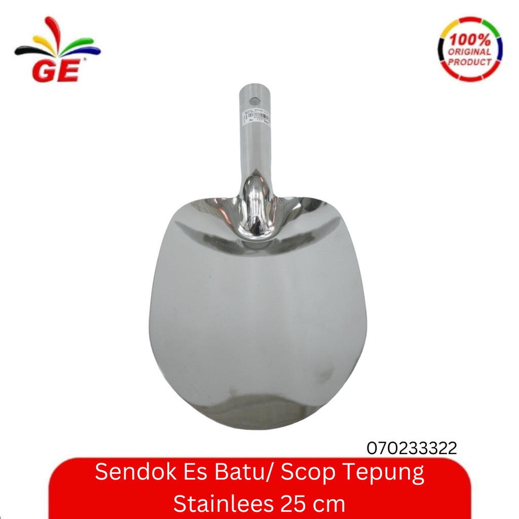 Jual Sendok Es Batu/ Scop Tepung Stainlees 25 cm - 070233322 | Shopee ...