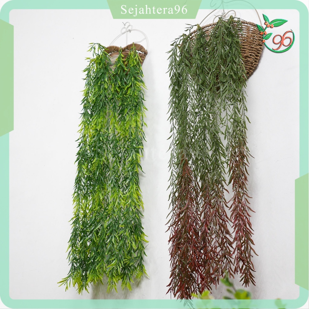 Jual RDY DAUN RAMBAT JUNTAI BAMBU ARTIFICIAL DAUN BAMBOO WILLOW GANTUNG ...