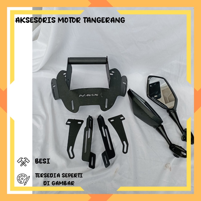 Jual PAKET BREKET SPION SERPO NMAX 2020 NMAX OLD SPION FAIRING MODEL ...