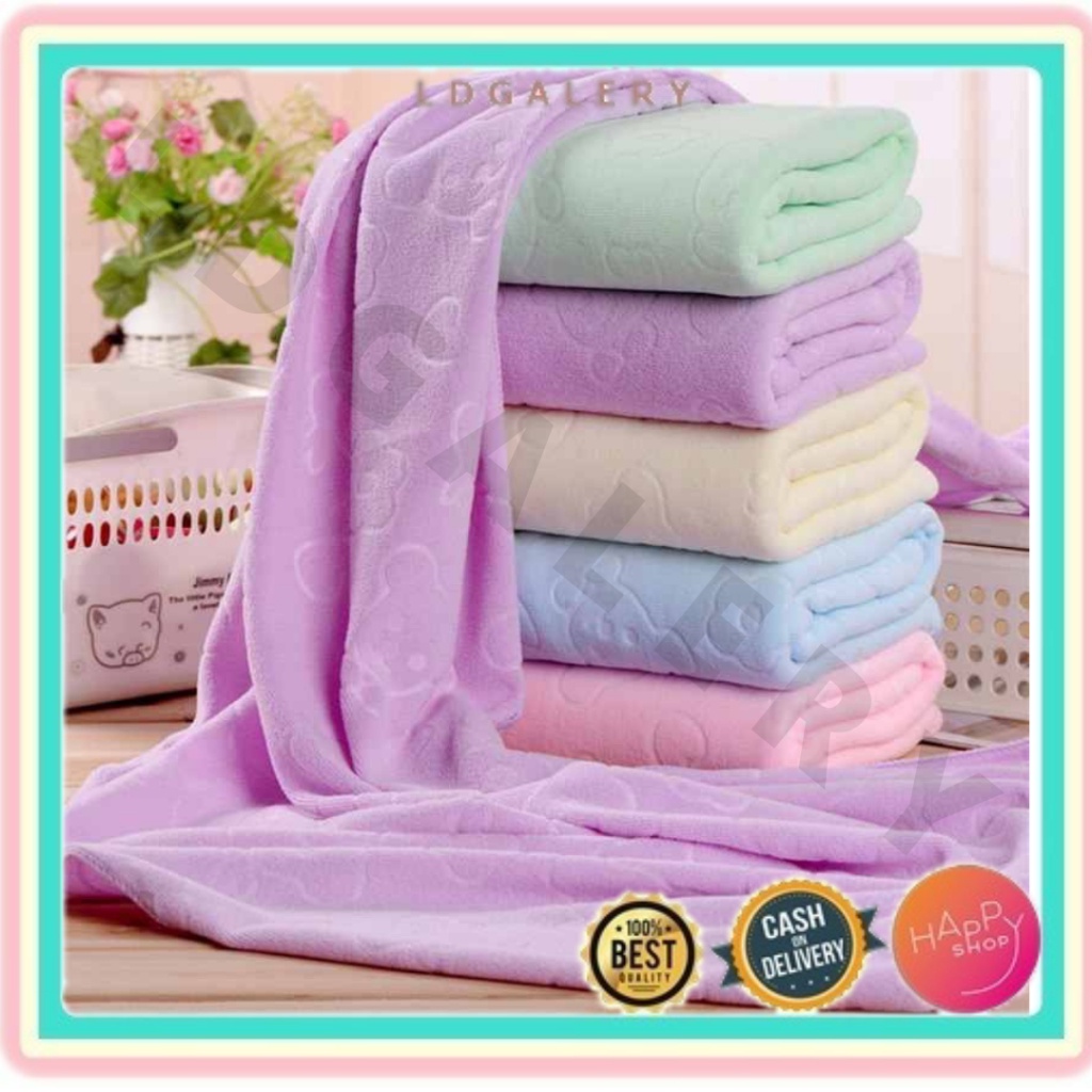 Jual LDG HM124 Handuk Mandi Anak Balita Dewasa Ukuran 70 cm x 140 cm ...