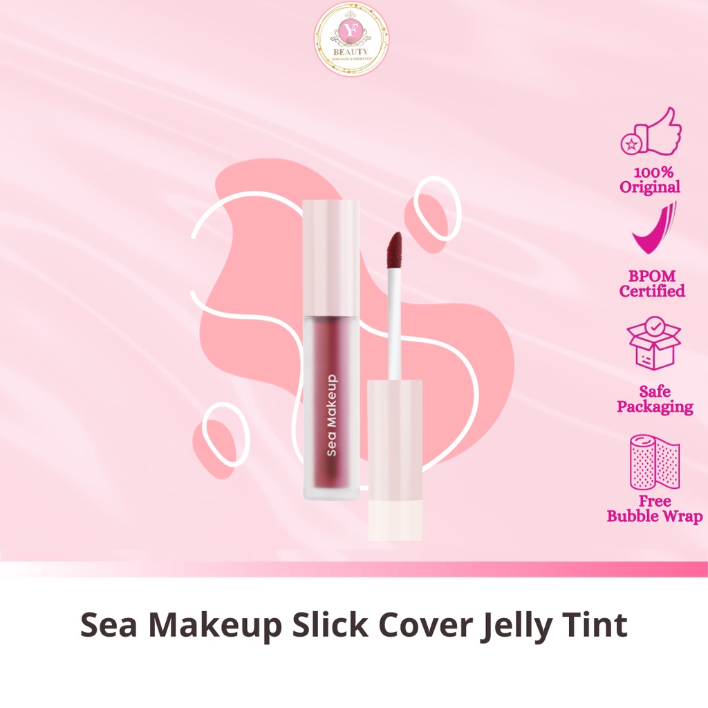 Jual YF BEAUTY Sea Makeup Slick Cover Jelly Tint finishing glossy Hydrating dan Meninggalkan ...