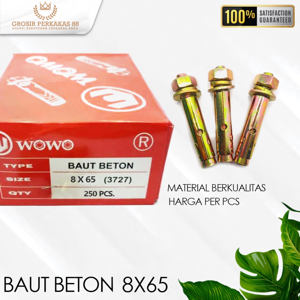 Jual DINABOL DYNABOLT DINABOLT 8 X 65 FISHER BESI WOWO | Shopee Indonesia