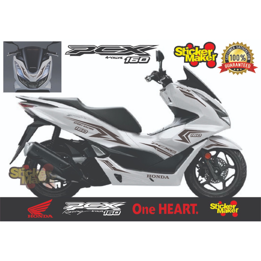 Jual stiker striping pcx 160 aticker cutting honda pcx new 2021/2022 ...