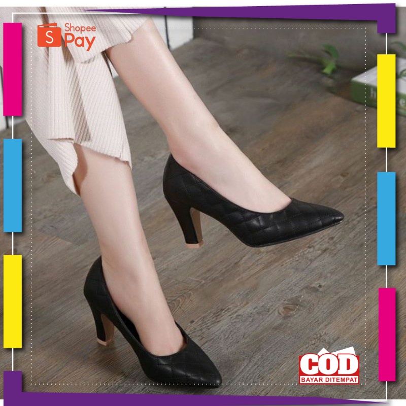 Jual UKURAN SIZE 37 38 39 40 41 42 43 44 45 / SEPATU PANTOFEL HITAM ...