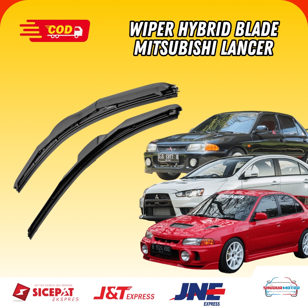 Jual Wiper Hybrid Blade Mitsubishi Lancer Evo 3 / 4 / Evolution / Cedia ...