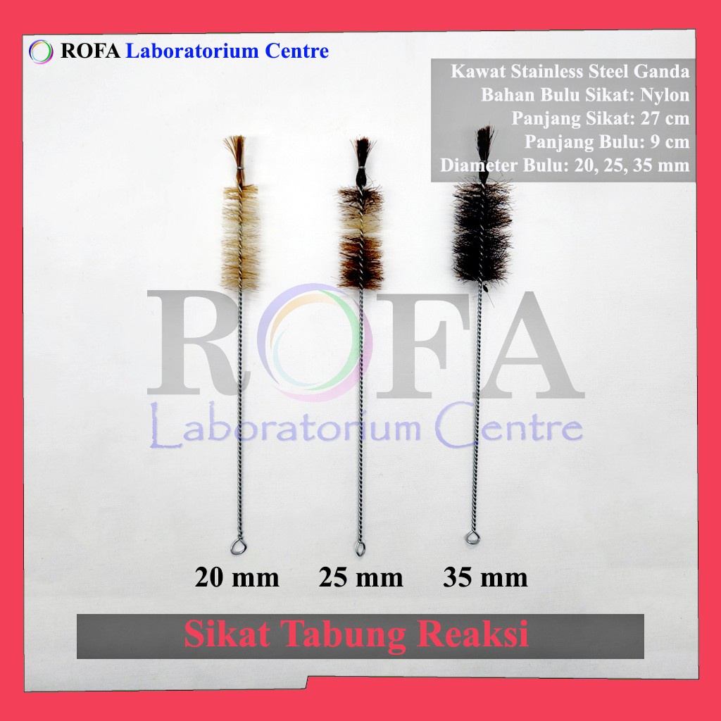 Jual Sikat Tabung Reaksi / Test Tube Brush / Sikat Erlenmeyer / Sikat ...