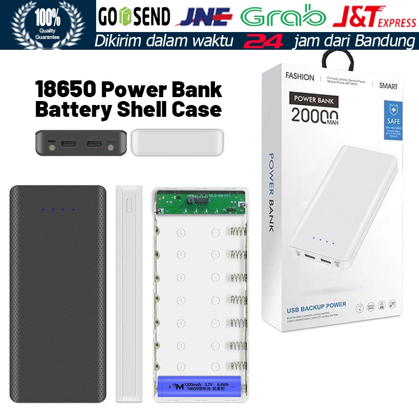 Jual DIY Case Powerbank 8X 18650 Baterai / Casing Power Bank Dengan ...