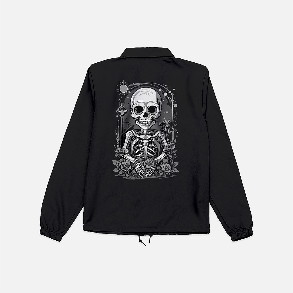 Jual Coach Jacket Grayscale Skeleton Potret | Shopee Indonesia