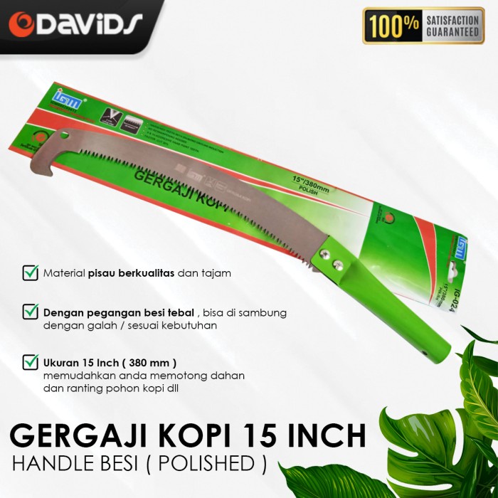 Jual Gergaji Dahan Pohon Ranting Graji Kopi Geraji Kayu 15 Inch Black | Shopee Indonesia