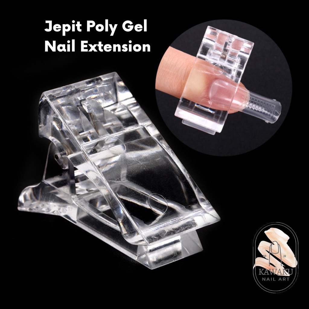 Jual Jepitan kuku Klip Jepit kuku Extension Clip Polygel fake nail ...
