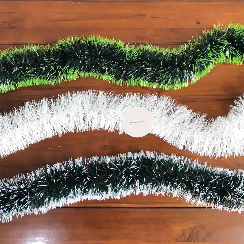 Jual SLINGER NATAL RUMBAI / GARLAND / TINSEL CHRISTMAS / HIASAN NATAL ...