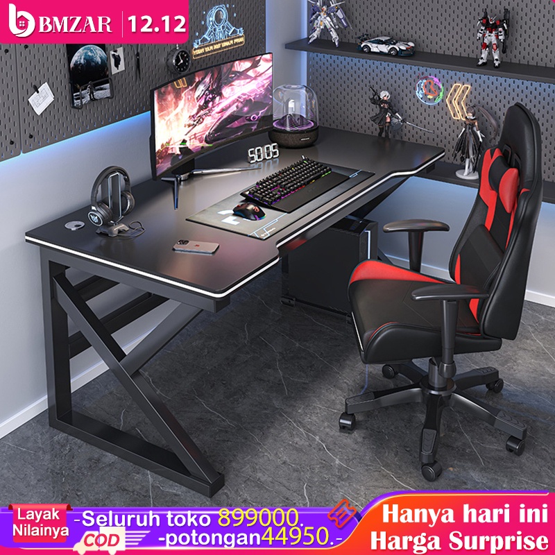 Jual Meja Gaming Meja Komputer 140cm Meja Kerja meja PC Meja Belajar ...