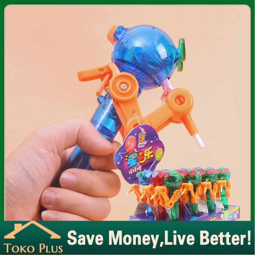 Jual Mainan Robot Lollipop Holder Penyimpan Permen Lolipop Mainan Unik ...