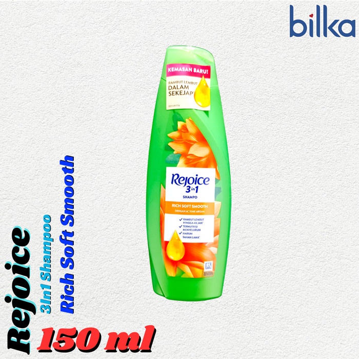 Jual REJOICE SHAMPO RICH SOFT SMOOTH 150 ML | Shopee Indonesia