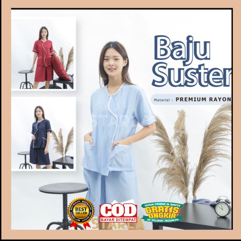 Jual BAJU SUSTER / BAJU BABY SITTER / SERAGAM SUSTER / BAJU SERAGAM ...