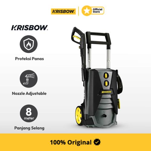 Jual Krisbow High Pressure Cleaner Jet Cleaner 170 Bar 2500 W | Shopee ...