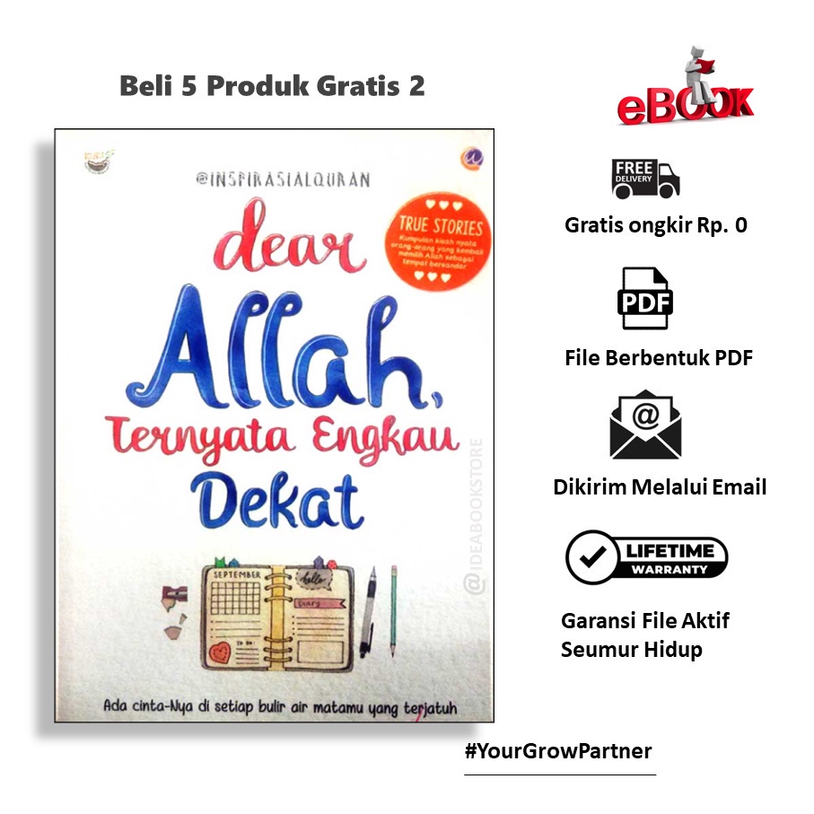 Jual Buku - Dear Allah, Ternyata Engkau Dekat | Shopee Indonesia