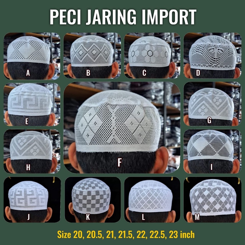 Jual PECI JARING IMPORT PREMIUM - SIZE 20 SAMPAI 23 INCHI | Shopee ...