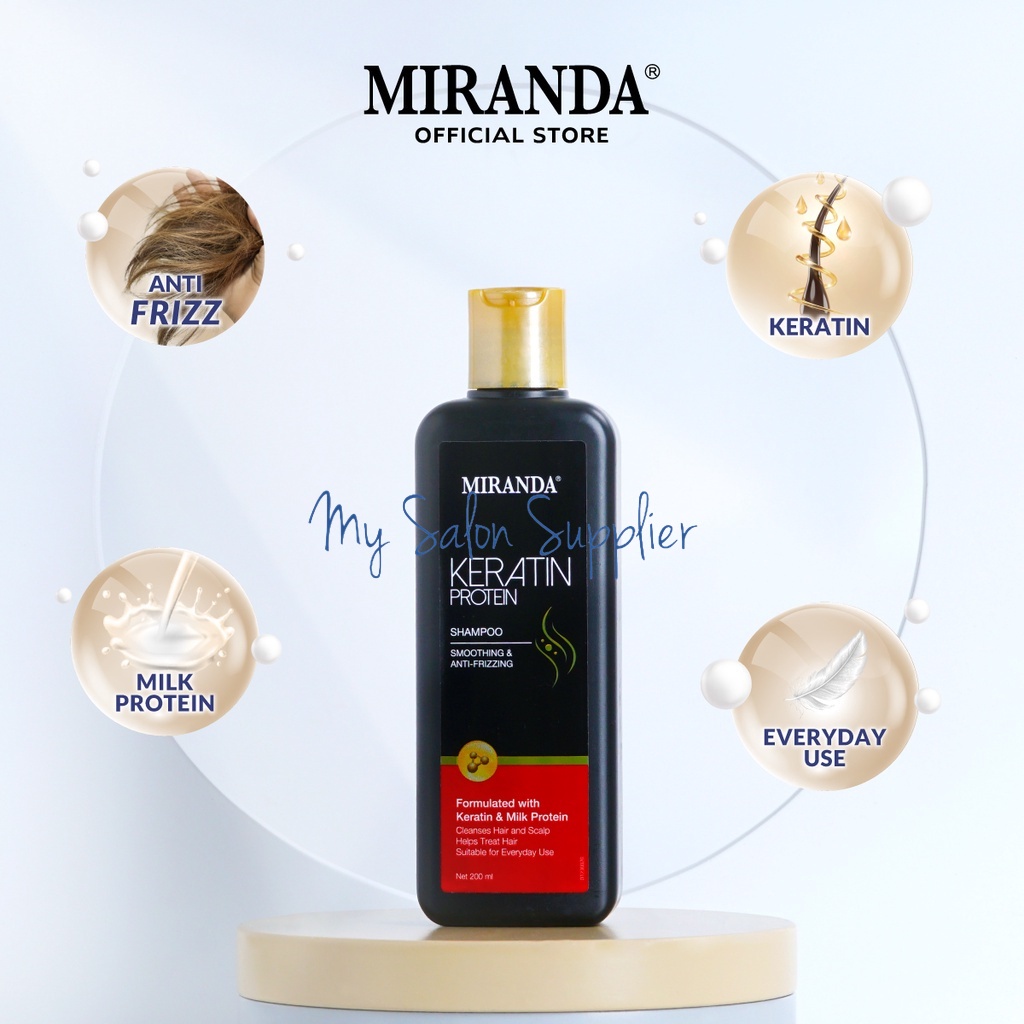 Jual Miranda Keratin Protein Shampoo 200ml | Shopee Indonesia