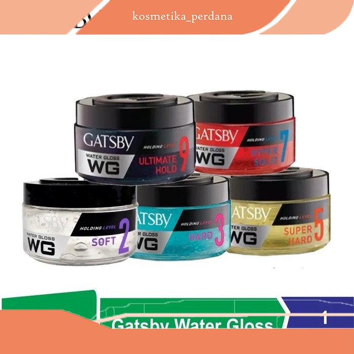 Jual Gatsby Water Gloss rambut Gatsby WG | Shopee Indonesia