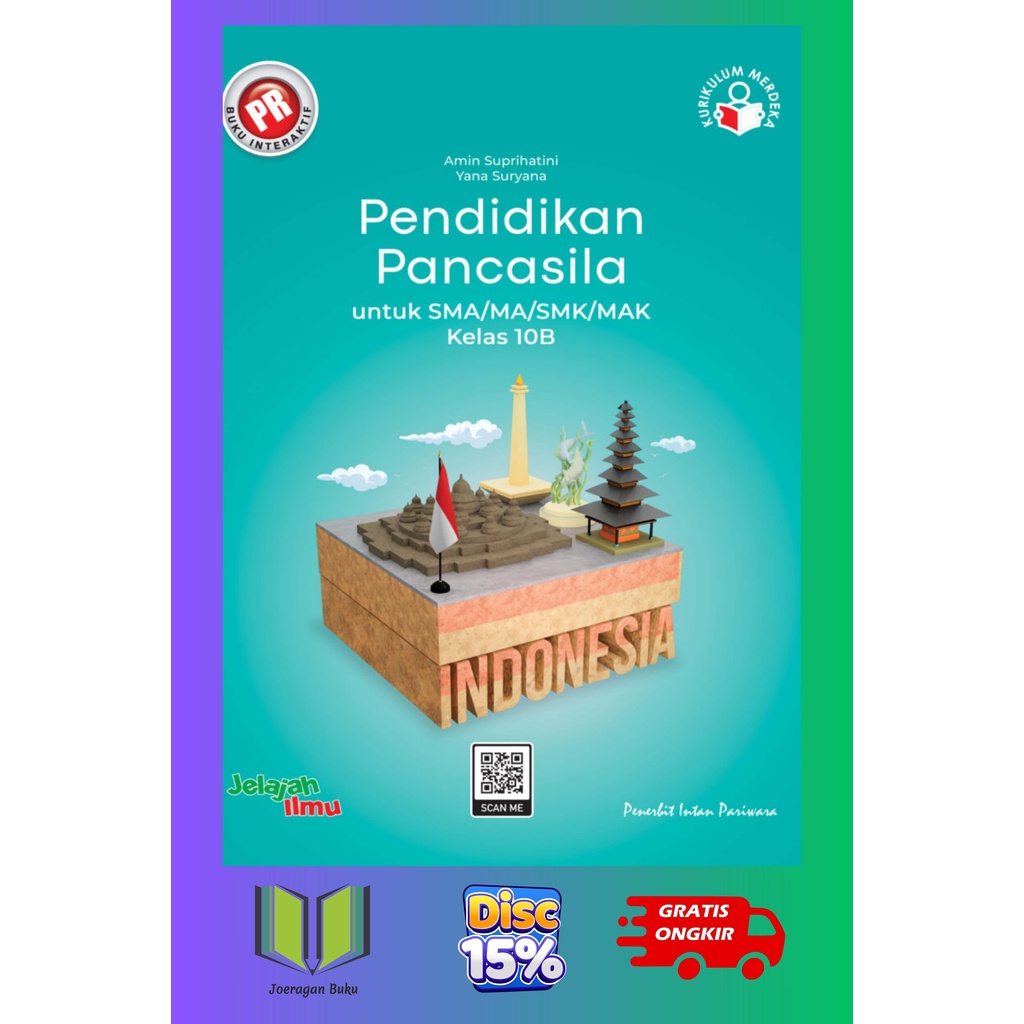 Jual Buku PR/LKS interaktif PPKN REVISI 2024 SMA Kelas 10 Semester 2 Kurikulum Merdeka Tahun ...