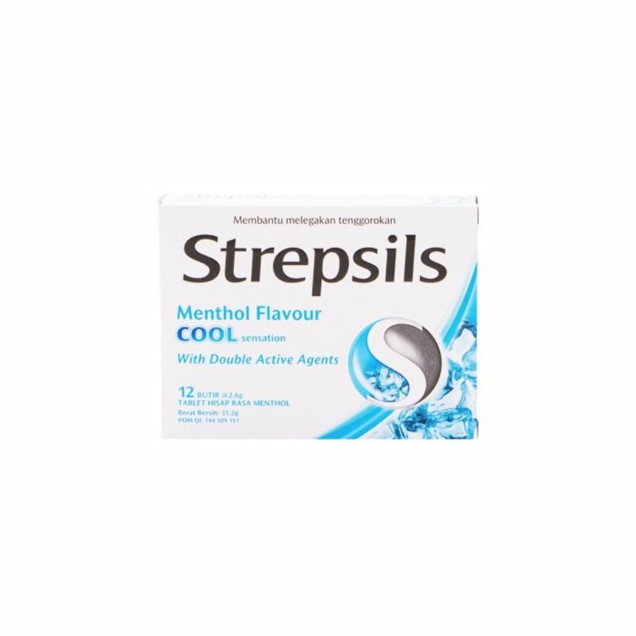 Jual Strepsils Cool Menthol Flavour Box 12 Pcs Permen Pelega ...