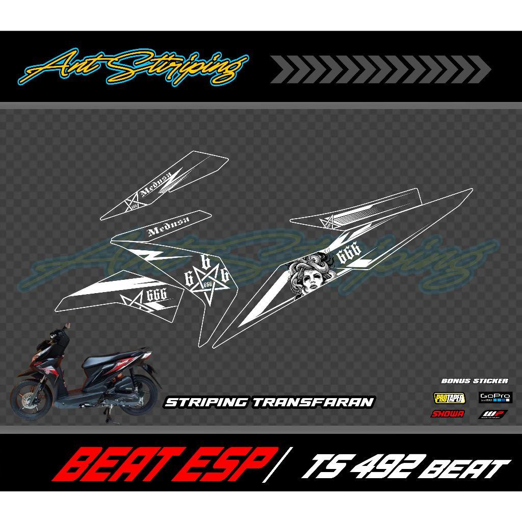 Jual IDN Decal Project Striping Stiker Motor Beat Street Esp 2016-2019 ...