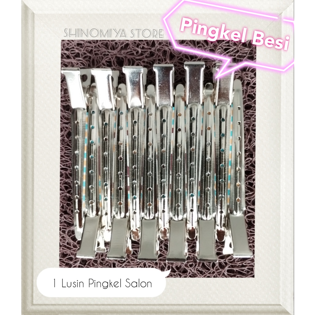 Jual (1 LUSIN ) PINGKEL BESI / KEP SALON BESI / JEPITAN RAMBUT / KEP ...