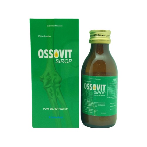 Jual OSSOVIT SIRUP 100 ML Suplemen Multivitamin & Kalsium Untuk ...