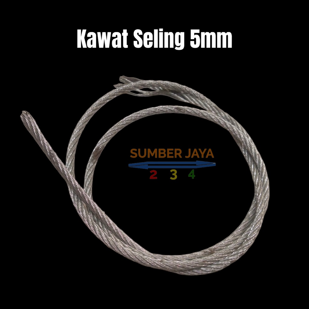 Jual Kawat Seling 5mm / Kawat Sling 5 mm / Wire Rope | Shopee Indonesia