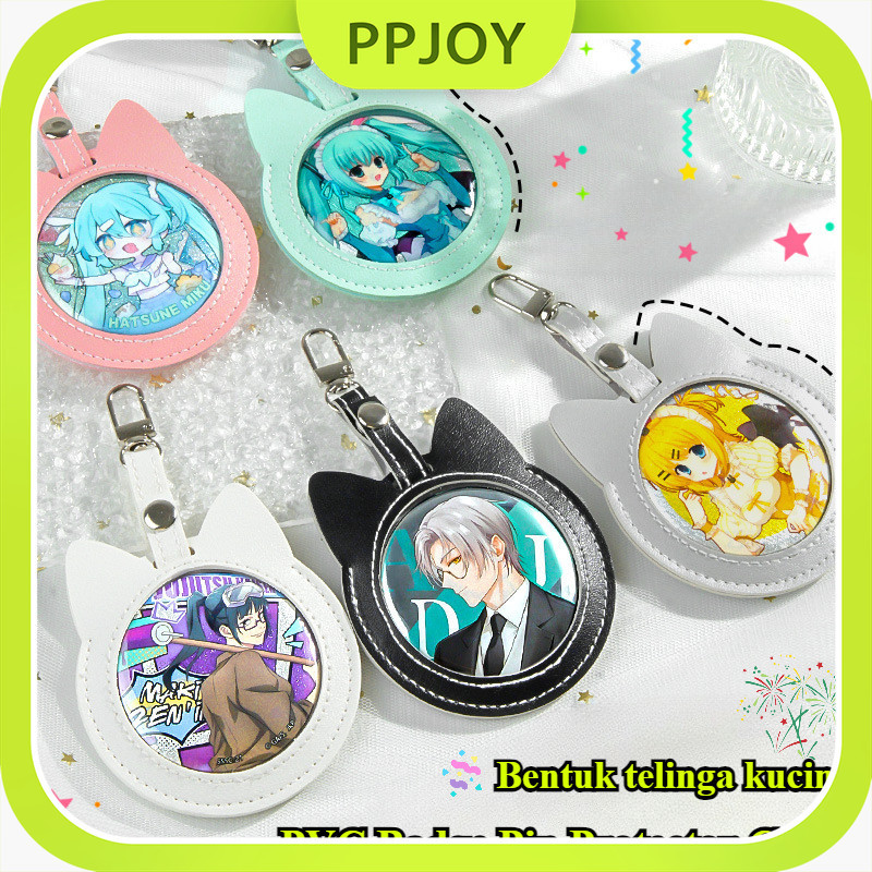 Jual 【Ready】PVC Badge Pin Protector Cover/Badge cover protector ...