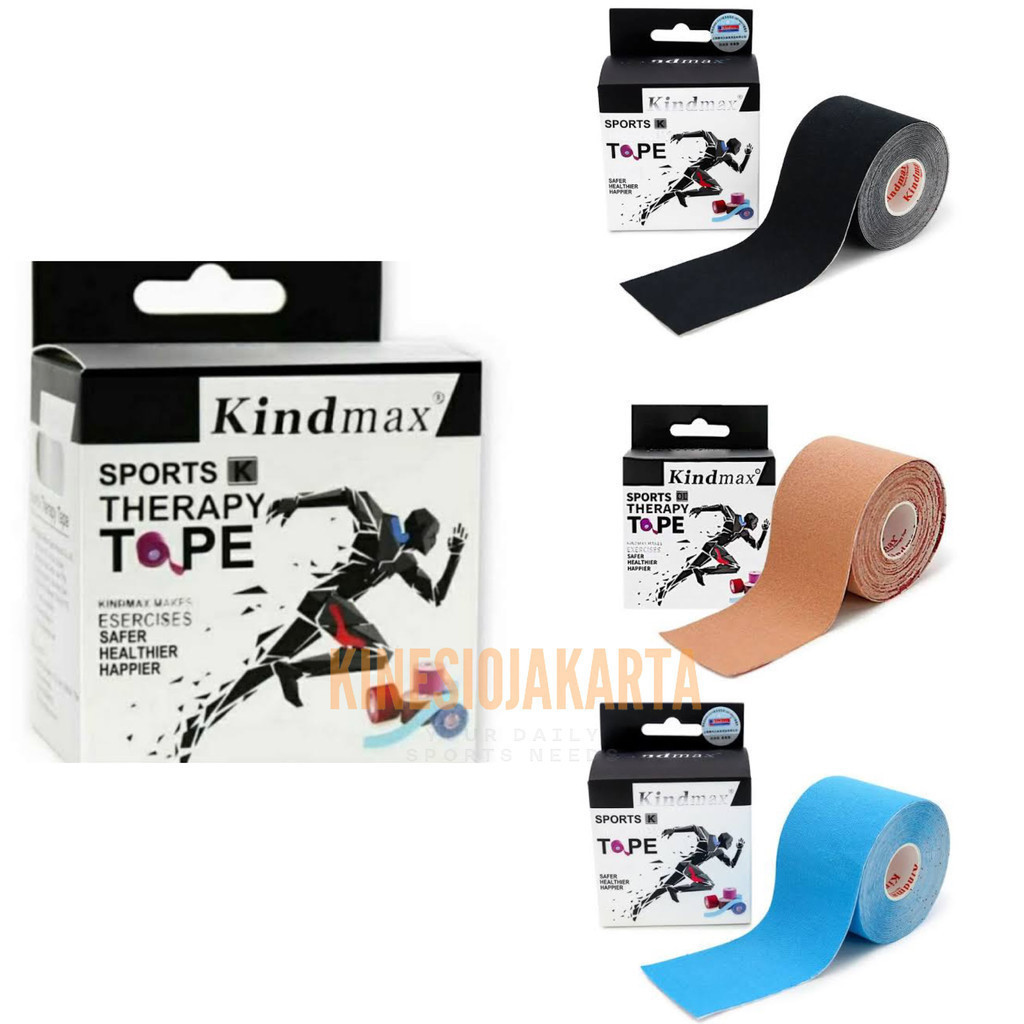 Jual Kinesio Tape Kindmax 5cm x 5m Original Taping Olahraga Kindmax | Shopee Indonesia