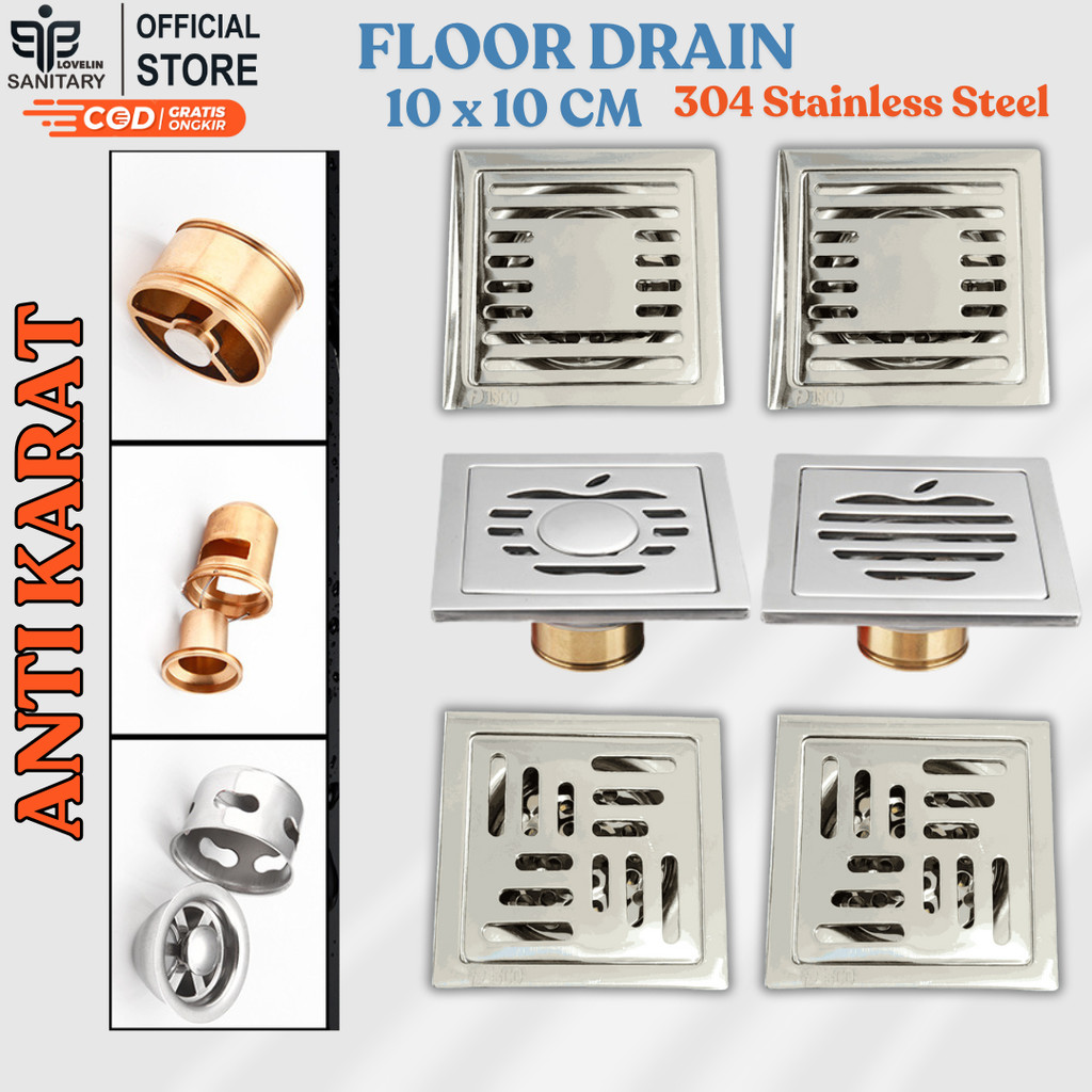 Jual LOVELIN Floor drain Strainer Saringan Afur Lantai Kamar Mandi ...