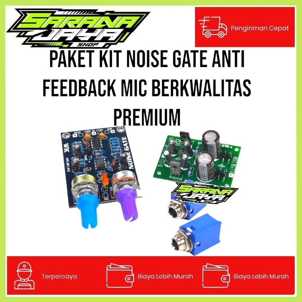 Jual PAKET KIT NOISE GATE ANTI FEEDBACK MIC BERKWALITAS | Shopee Indonesia