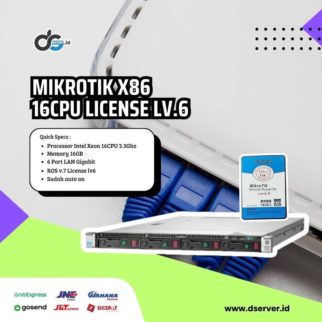 Jual Mikrotik x86 16CPU Intel Xeon 3.3ghz | Shopee Indonesia