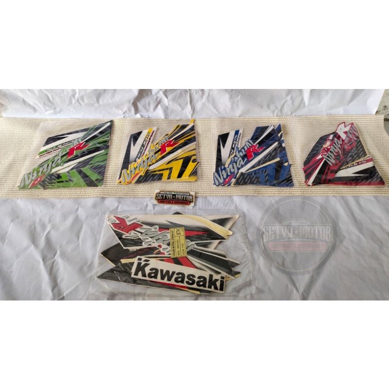 Jual List Striping Strip Kawasaki Ninja R 2013 2014 Hijau Kuning Biru ...