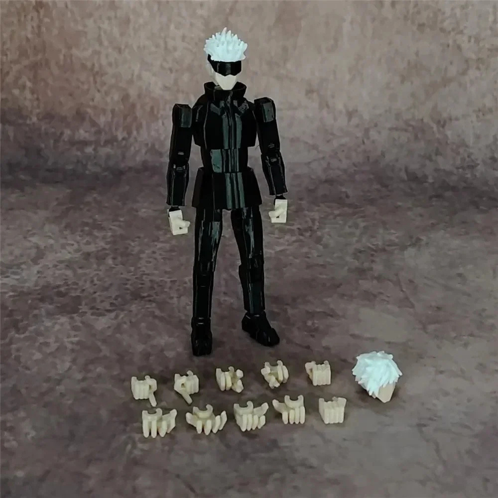 Jual Anime Satoru Gojo 3D Printed Doll Titan 13 Action Figures Cartoon ...