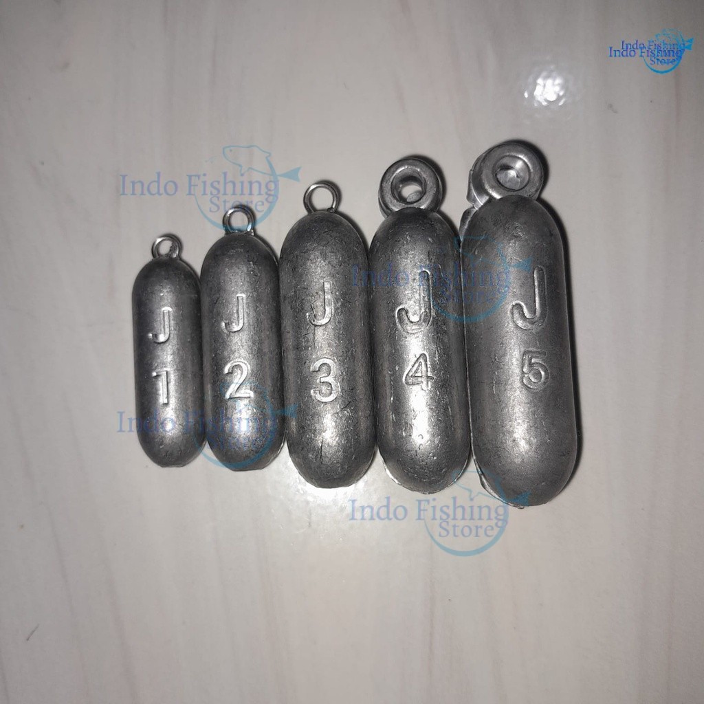 Jual Timbel Rudal bahan Timah Pemberat umpan Pancing J-Series | Shopee ...