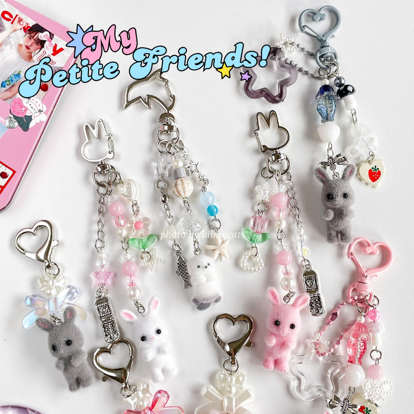 Jual Bibimcat - Petite Friends Keychain Phone Strap / Gantungan Kunci ...