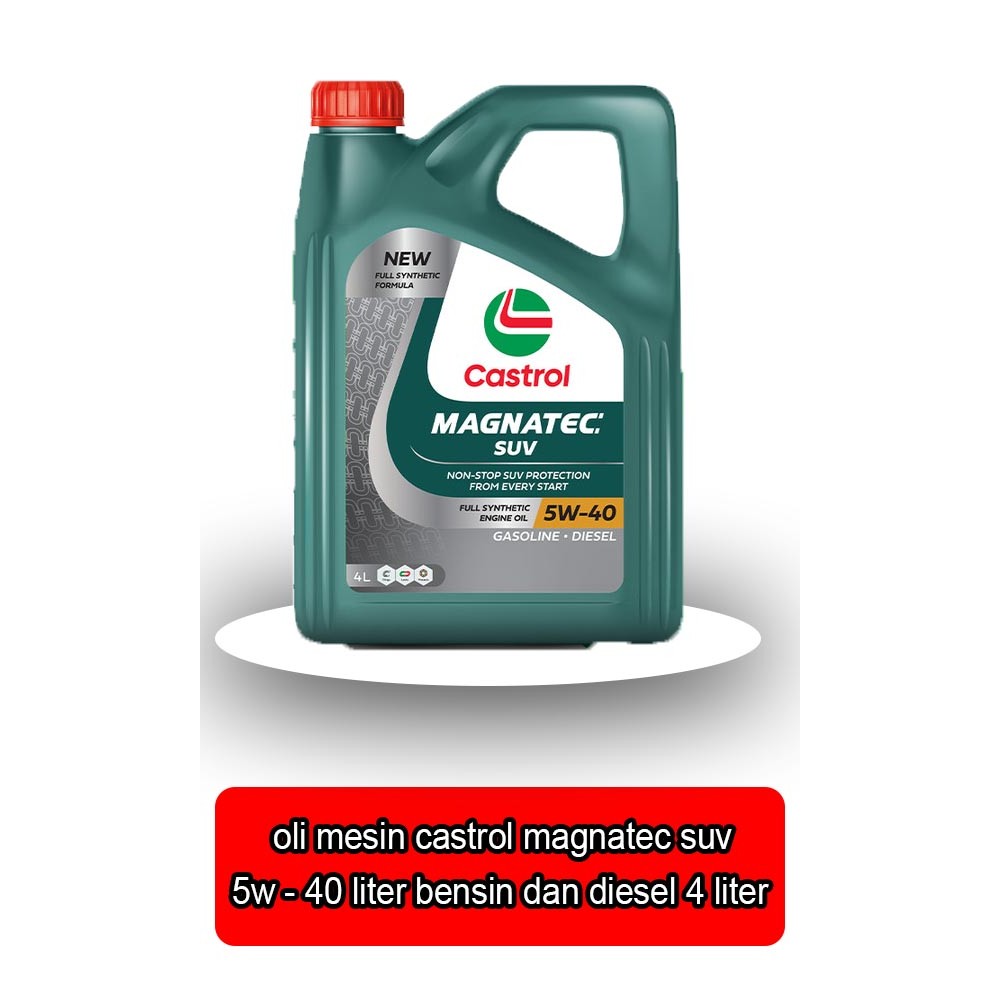 Jual Oli Mesin Mobil Castrol MAGNATEC SUV 5W-40 5w40 4 liter - 67696 ...