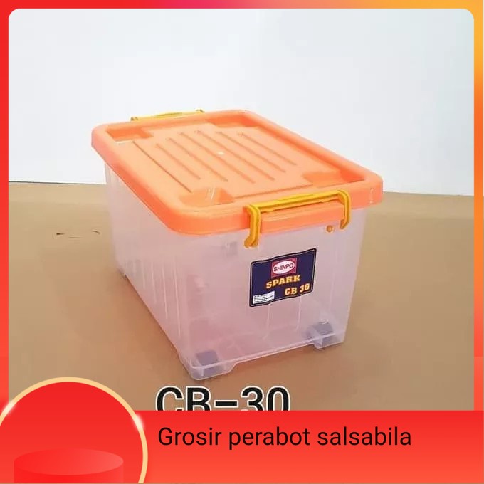 Jual Shinpo Box Kontainer Plastik Cb 30 putih | Shopee Indonesia