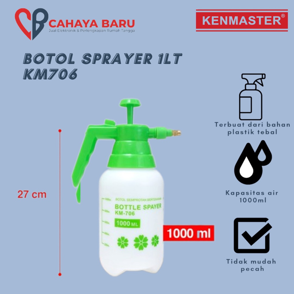 Jual KENMASTER BOTOL SPRAYER 1LT KM706 | Shopee Indonesia