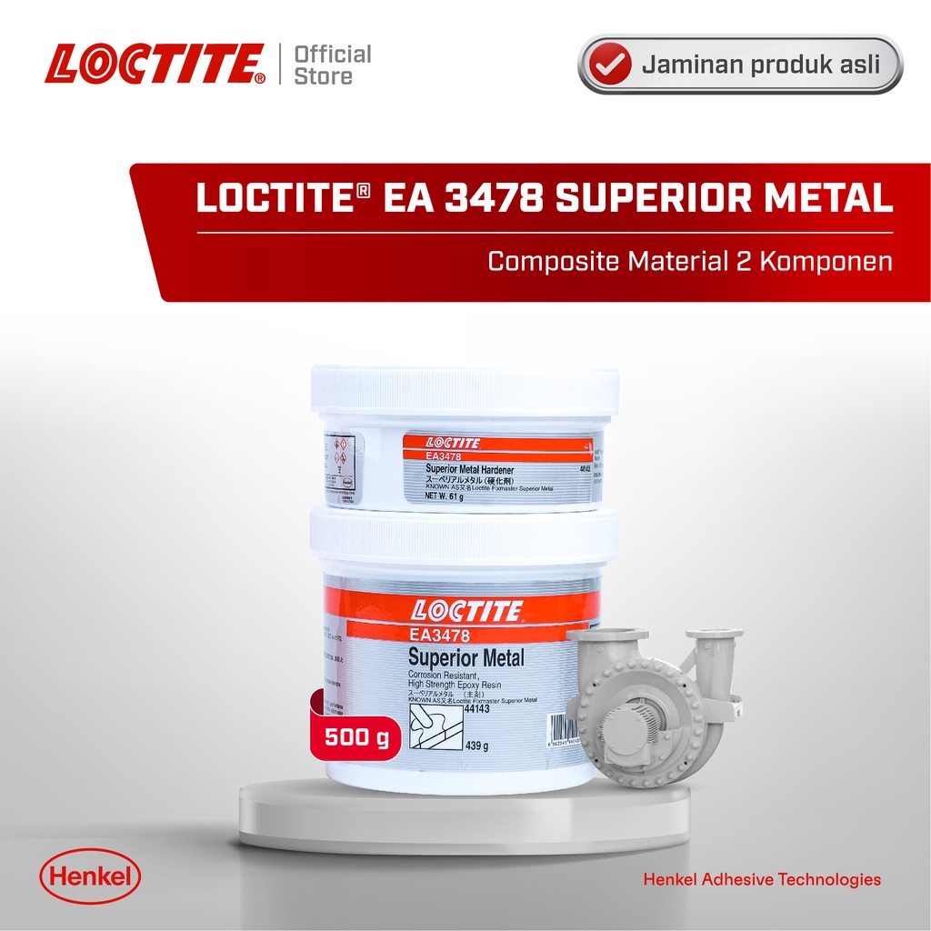 Jual Henkel EA 3478 Superior Metal Epoxy Resin 2 Komponen | Shopee ...