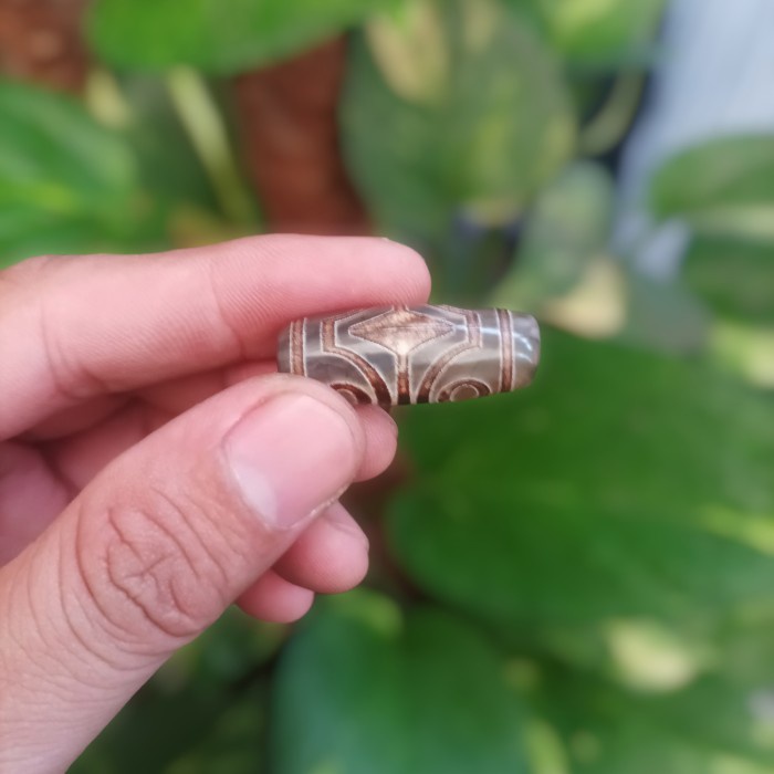 Jual Batu Dzi Tibet Alami Simbol Keberuntungan Lucky Charm | Shopee ...