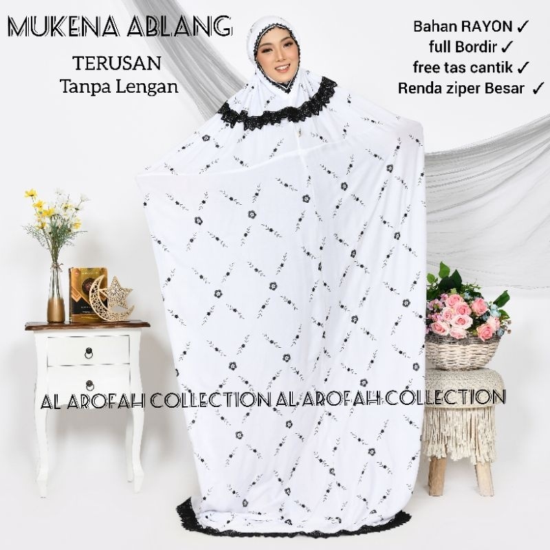 Jual Mukena Ablang / Terusan Tanpa Tangan Dewasa | Shopee Indonesia