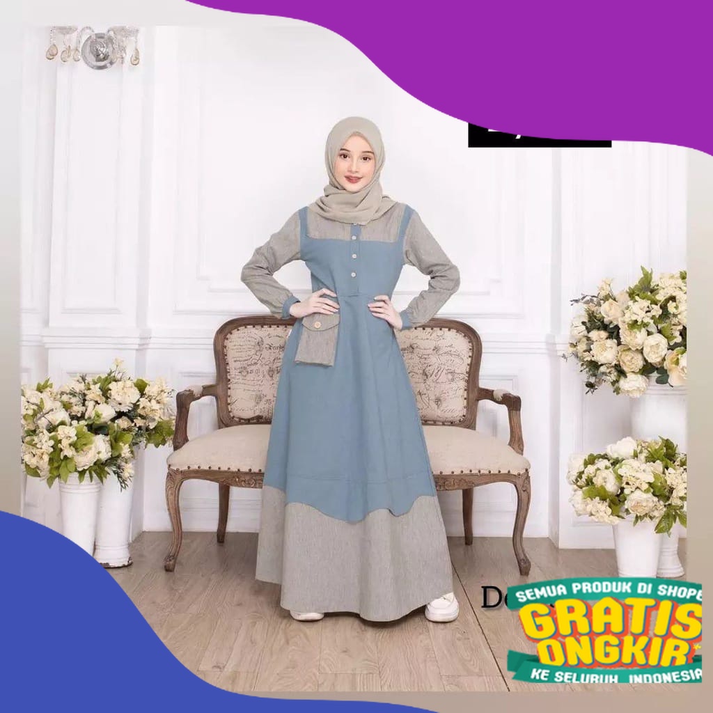 Jual GAMIS ANAK TANGGUNG TERBARU ANNA DRESS | UMUR 9-11-12-14 TAHUN 3 ...