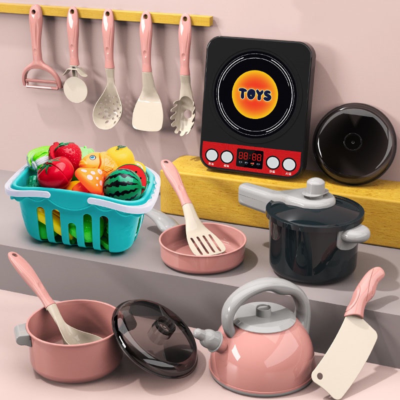 Jual Mainan Kitchen Set 3-6 tahun Mainan Dapur Anak Cooking Set Mainan ...