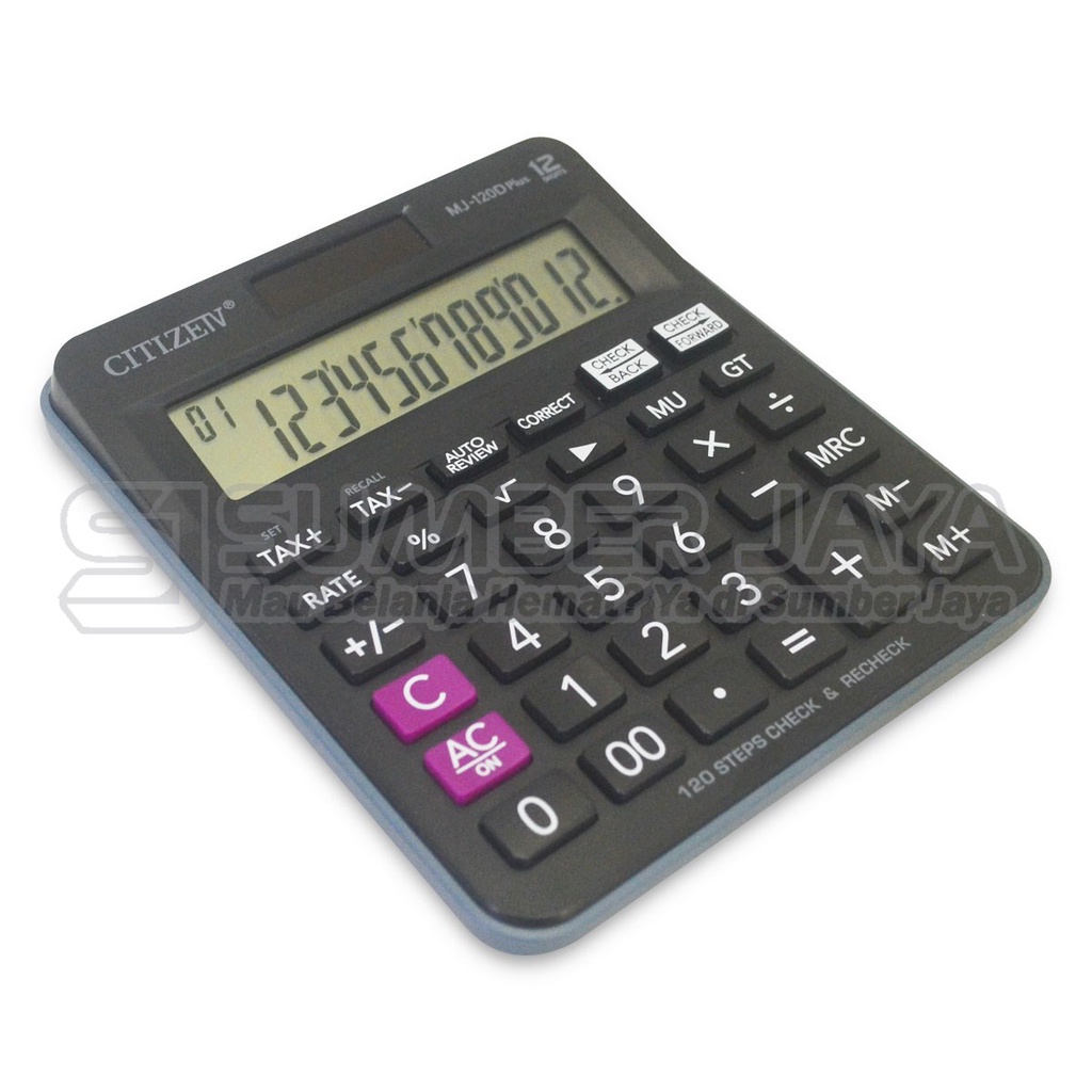 Jual Kalkulator Calculator Dagang CITIZEIV MJ-120D Plus Check Mirip ...