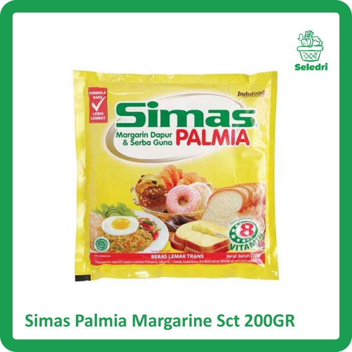 Jual Simas Palmia Margarine Sct 200 GR | Shopee Indonesia